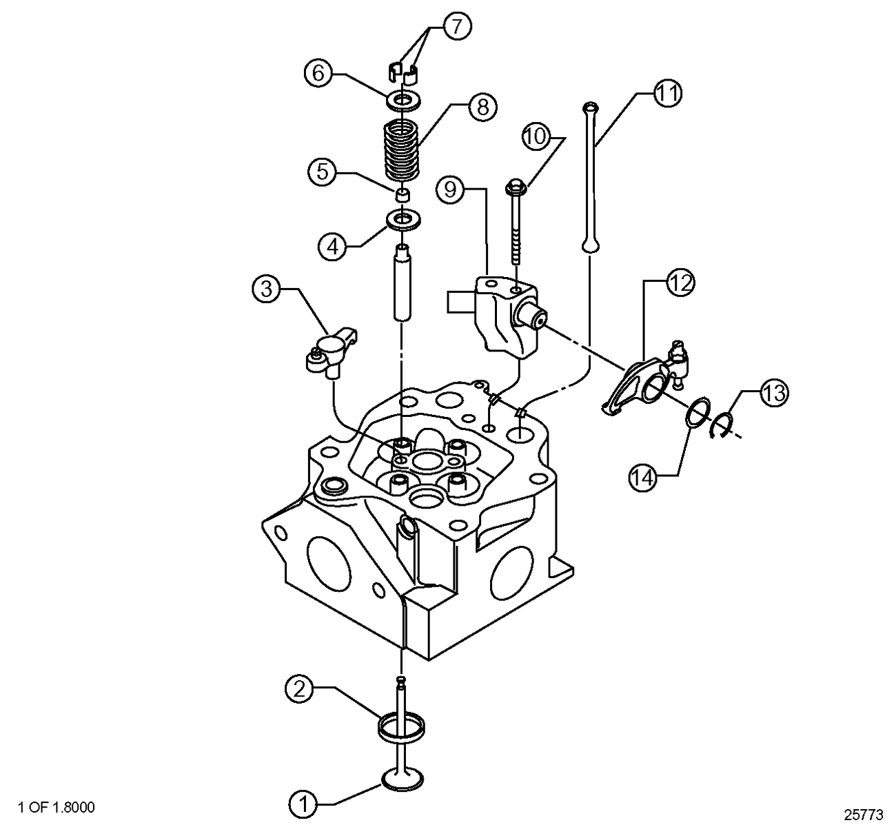DETROIT SERIES 55 Valve and Injector Operating Mechanism #534 - Grace ...