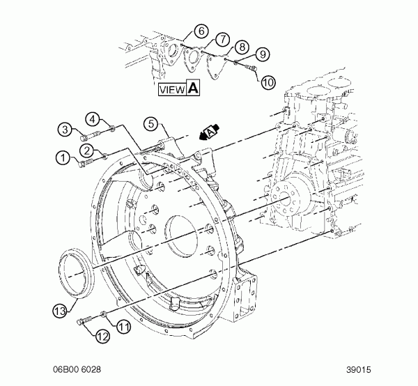 DETROIT SERIES 60 Flywheel, Housing #951 - Grace Diesel Shop - Detroit ...