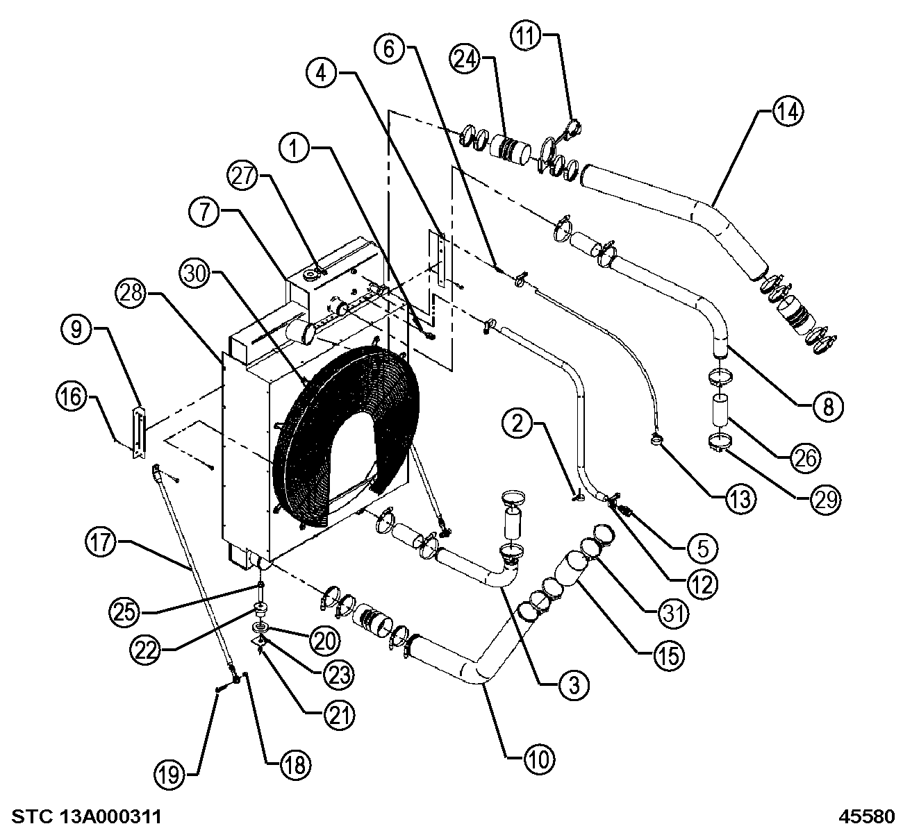 DETROIT SERIES 50 Radiator #173 - Grace Diesel Shop - Detroit Parts ...